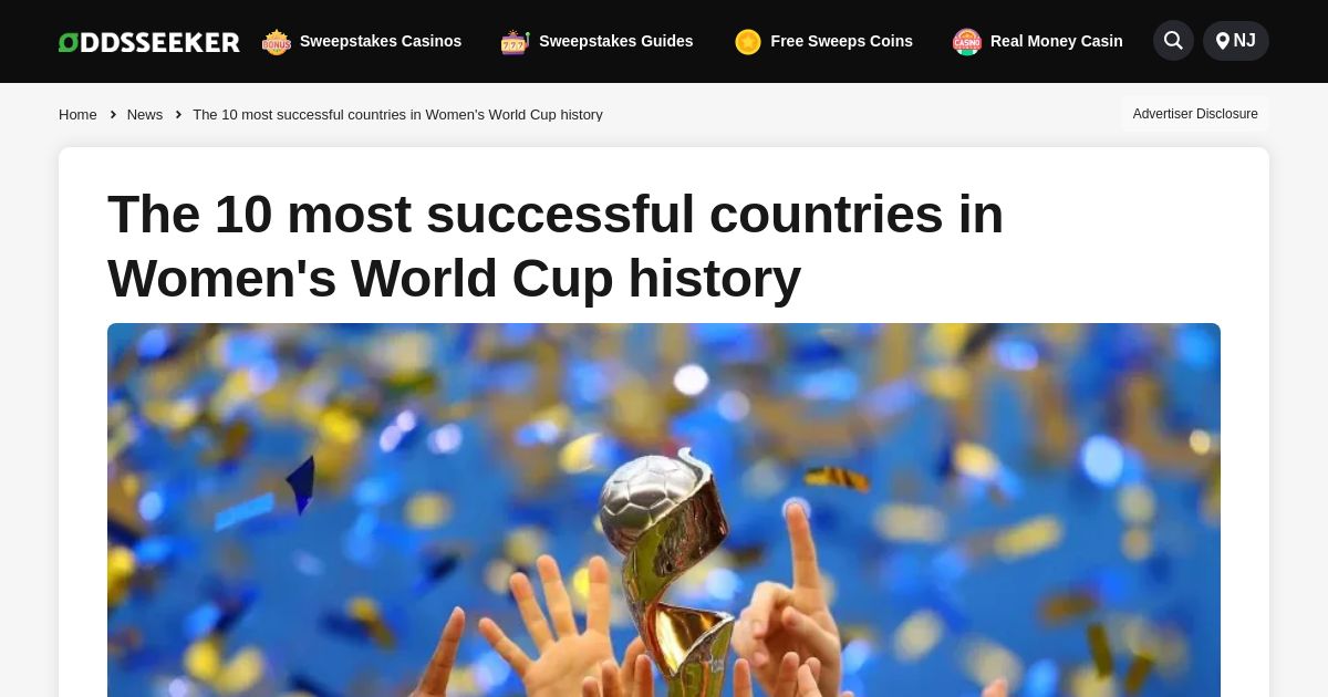 The 10 Most Successful Women's World Cup Teams