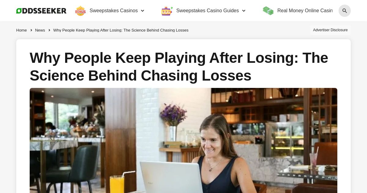 Why People Keep Playing After Losing | Oddsseeker