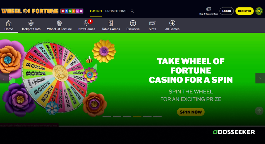 Wheel of Fortune Casino - Get $40 FREE code SEEKER25